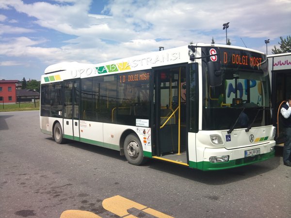 Nova Linija 1D Mesni log-Dolgi most z novim mini hibridnim avtobusom by ...