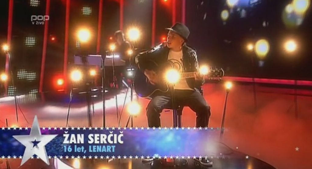 Žan Serčič-Grenade by Bruno Mars-polfinalni nastop-Slovenija ima talent ...