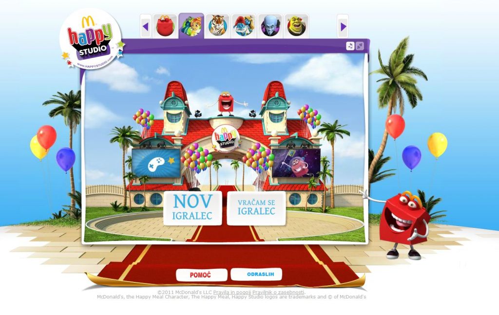 Happy studio/happystudio.com- svet zabave in igre by McDonald’s ...