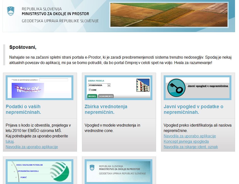 Vrednost nepremičnin sedaj objavljena na internetu by Prostor (e ...