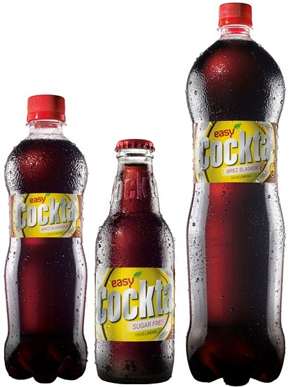 Cockta Easy- brez sladkorja, z zgolj 3 kalorijami ter Easy miksom ...