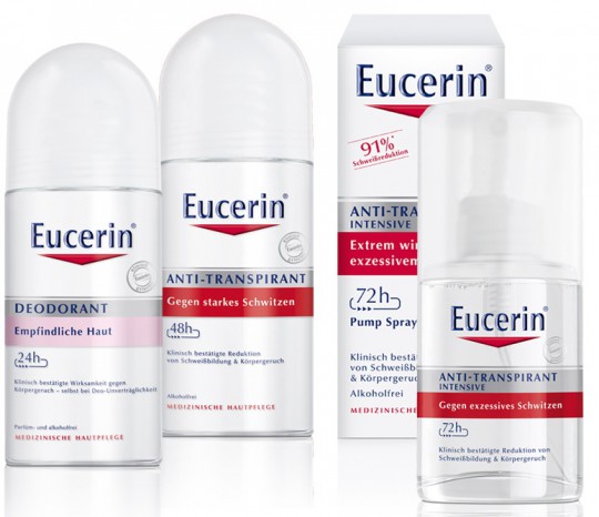 Eucerin Deo linija je rešitev za prekomerno potenje in neprijetni vonj ...