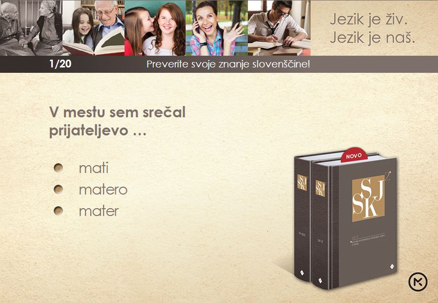 Preveri znanje slovenščine / slovenskega jezika kar na internetu / SSKJ ...