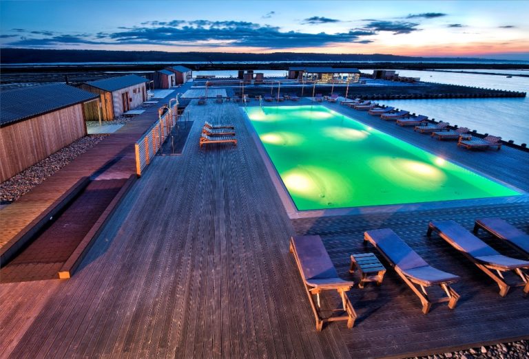 Thalasso Spa v Krajinskem parku Sečoveljske soline drugi med najbolj spektakularnimi bazeni v ...