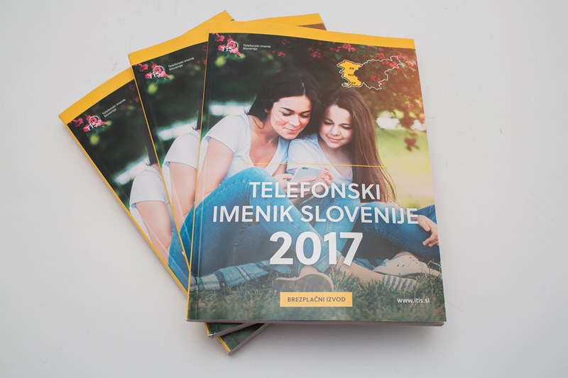 Telefonski imenik 2017 v tiskani izdaji, 50.000 izvodov – Kdo sploh še ...