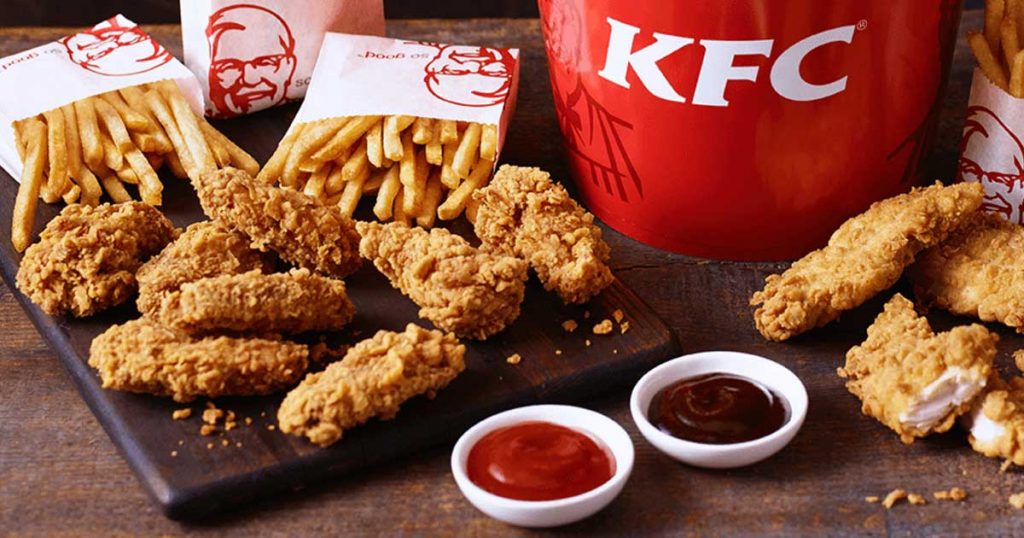 Cenik KFC Slovenija – KFC Bucket (košara), Big Box, B-Smart, Hot Wings ...