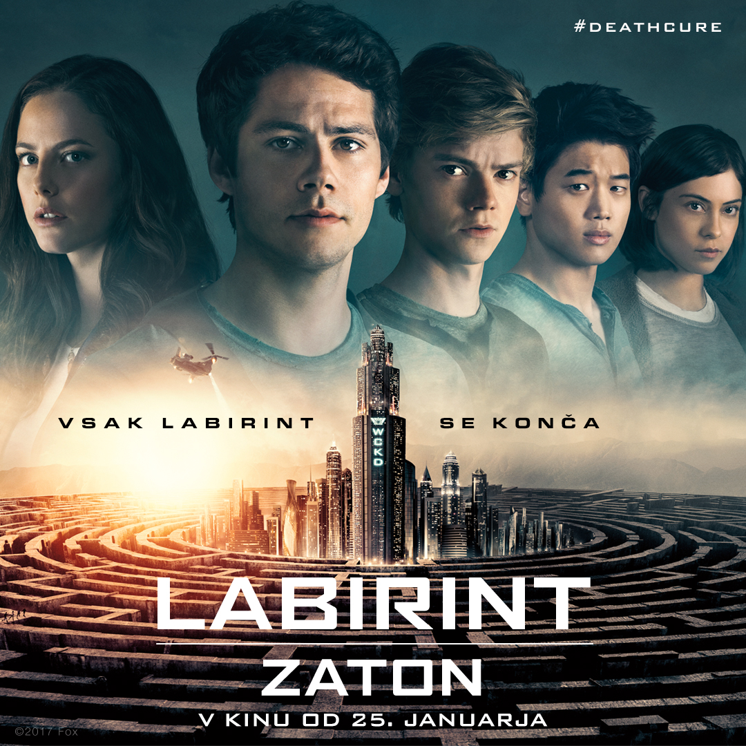 Labirint: Zaton (Maze Runner: The Death Cure), tretje nadaljevanje ...
