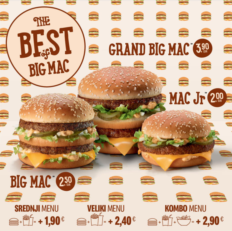 Grand Big Mac in Mac Junior sta kot del The Best of Big Mac akcijske ...