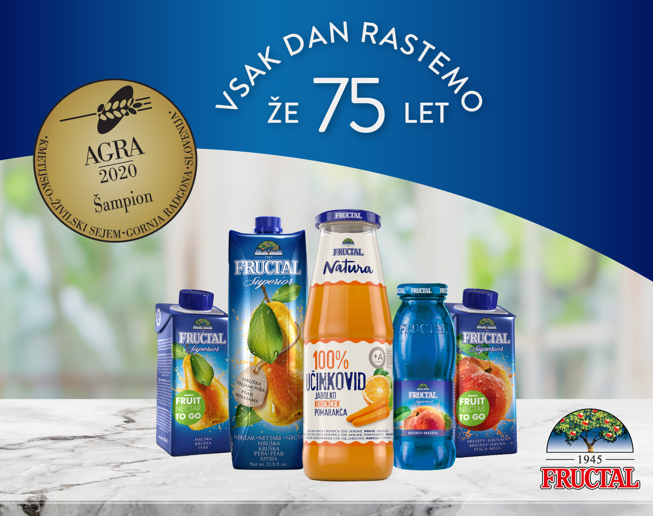 Fructal je na sejmu Agra 2020 prejel tri šampione kakovosti in kar 22 ...