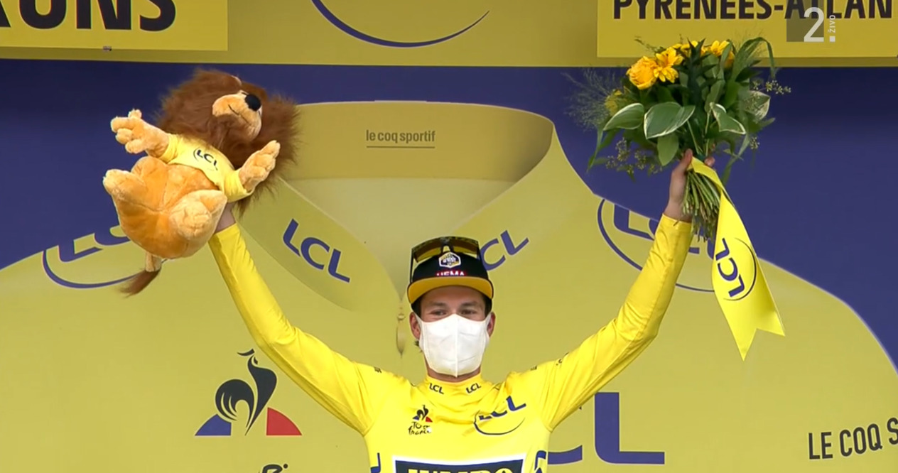 Primož Roglič – rumena majica na Dirki po Franciji 2020 / Tour de ...