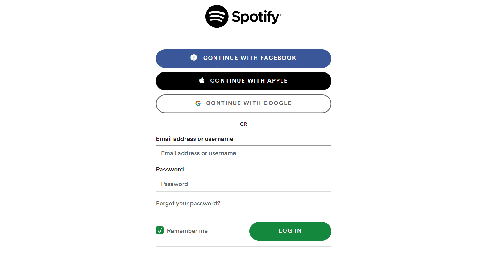 Spotify prijava je zdaj možna tudi z Google računom (Google account), a ...