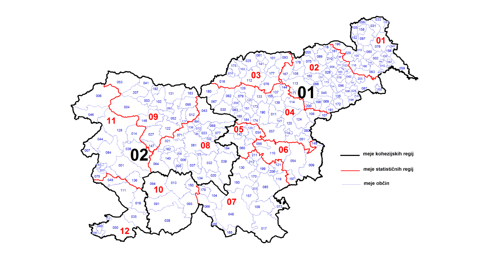 Kje so meje statističnih regij v Sloveniji? Osrednjeslovenska regija ...