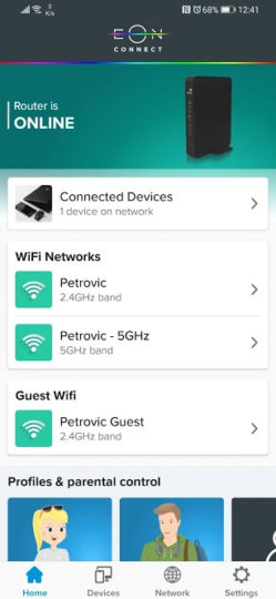 EON Connect aplikacija za upravljanje omrežja in varnosti / Telemach ...