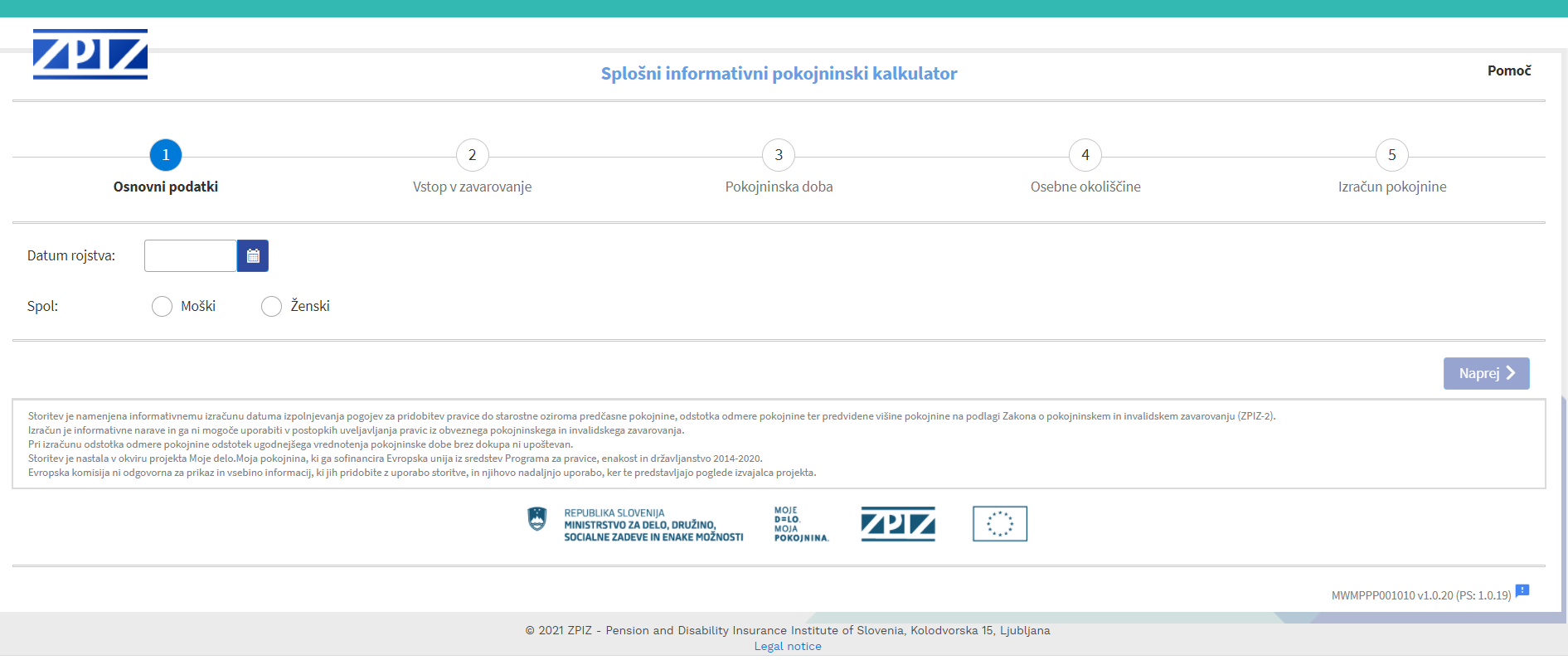 Višina pokojnine – Izračun Moj eZPIZ – pokojninski kalkulator – Kakšna bo višina moje pokojnine ...
