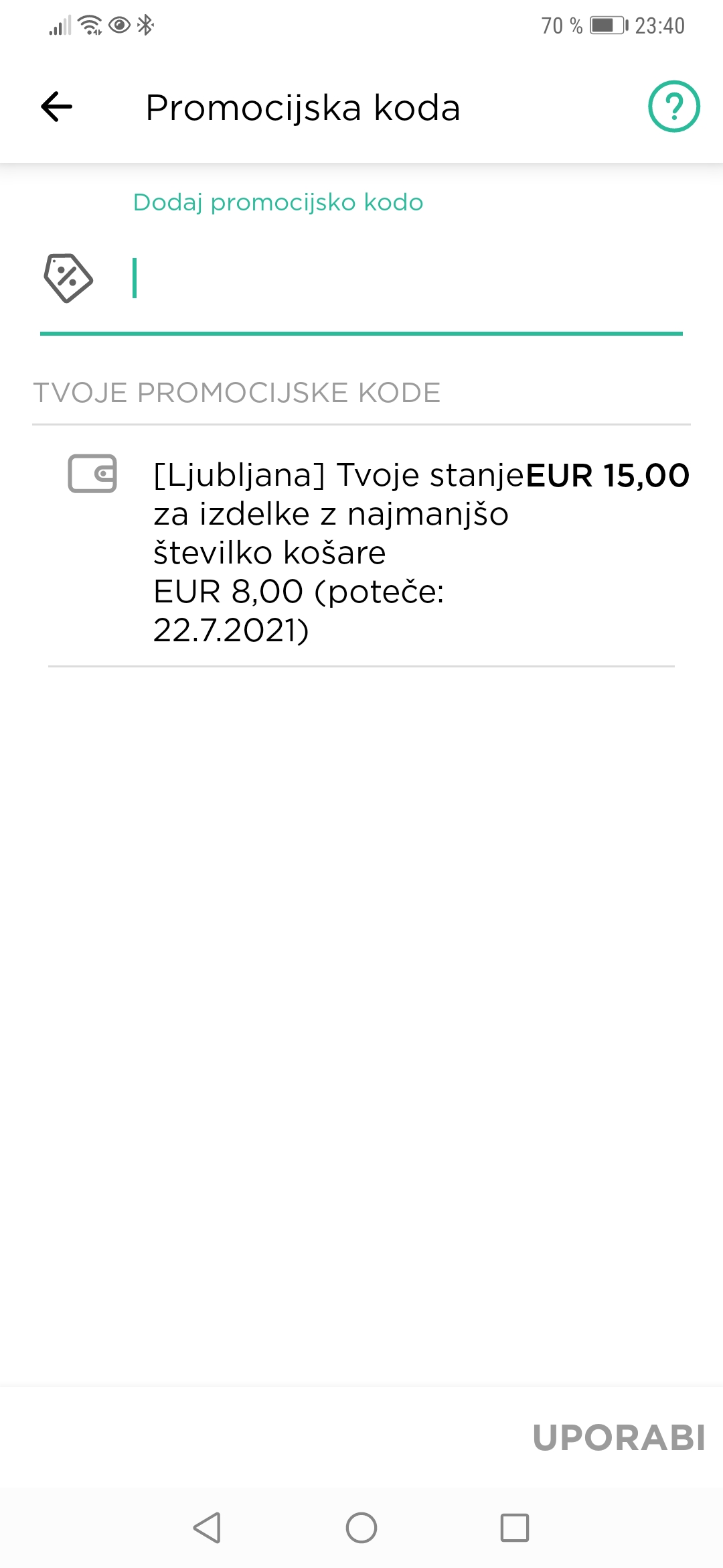 Glovo koda za popust 15€ - 1YLAAZ6 – Glovo Slovenija promo koda za popust / brezplačna dostava ...