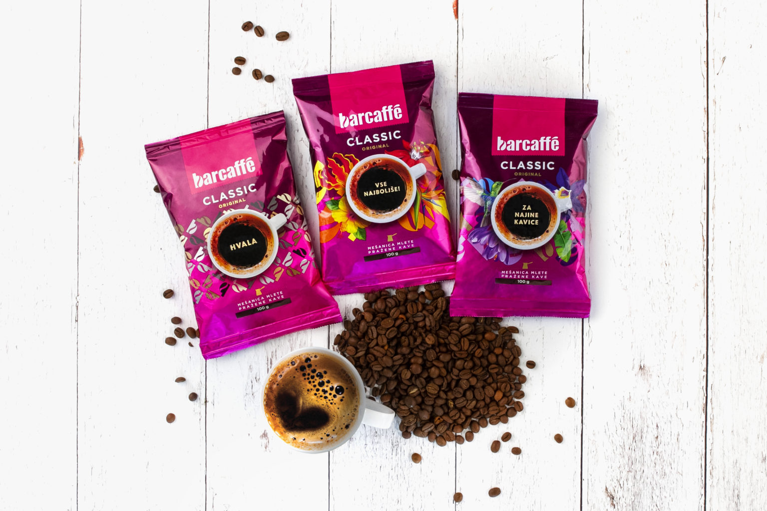 Kava Barcaffè Classic kot personalizirano darilo z različnimi napisi ...