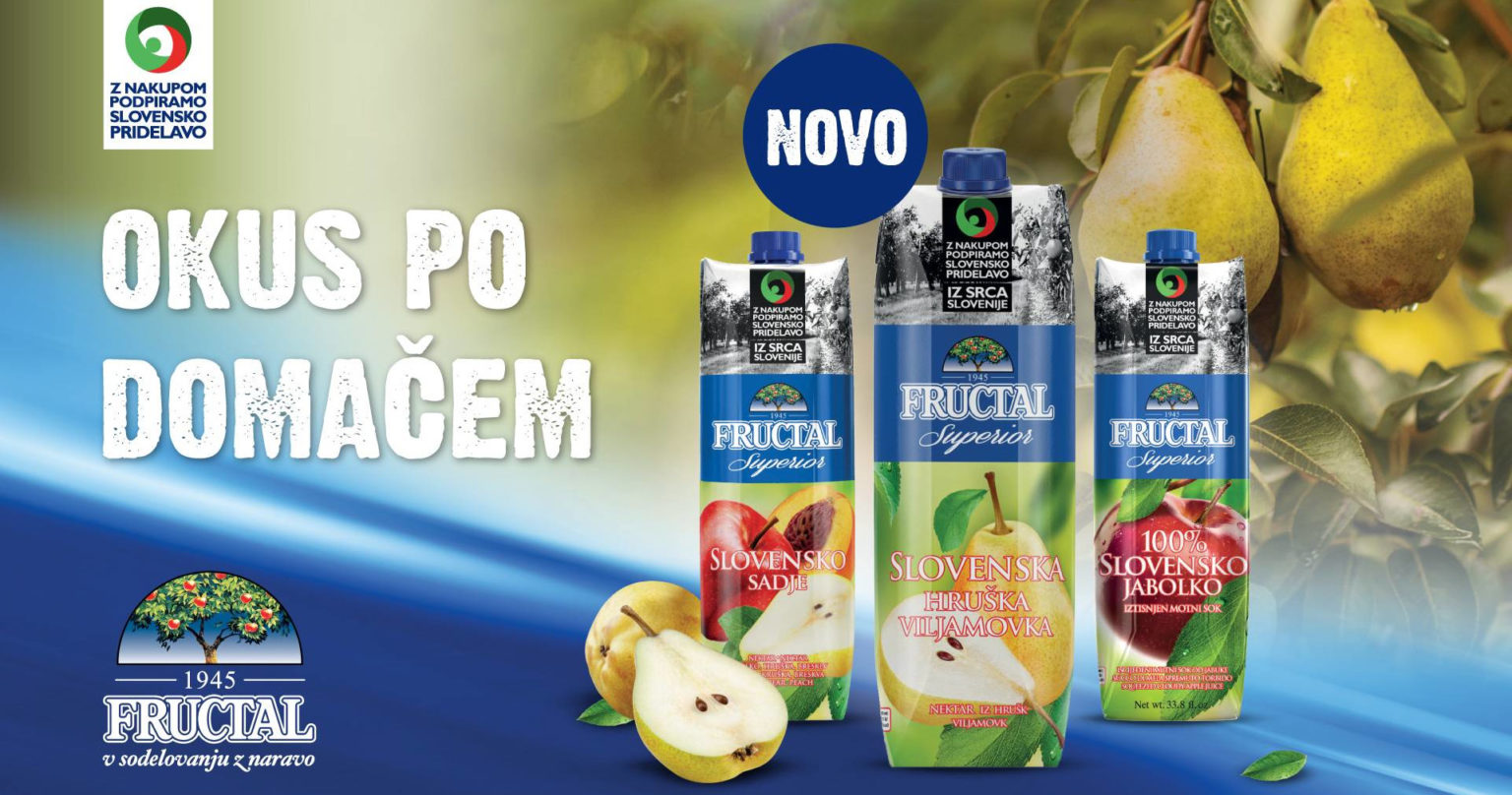 Fructal Superior slovenska hruška viljamovka / Fructal z novim ...