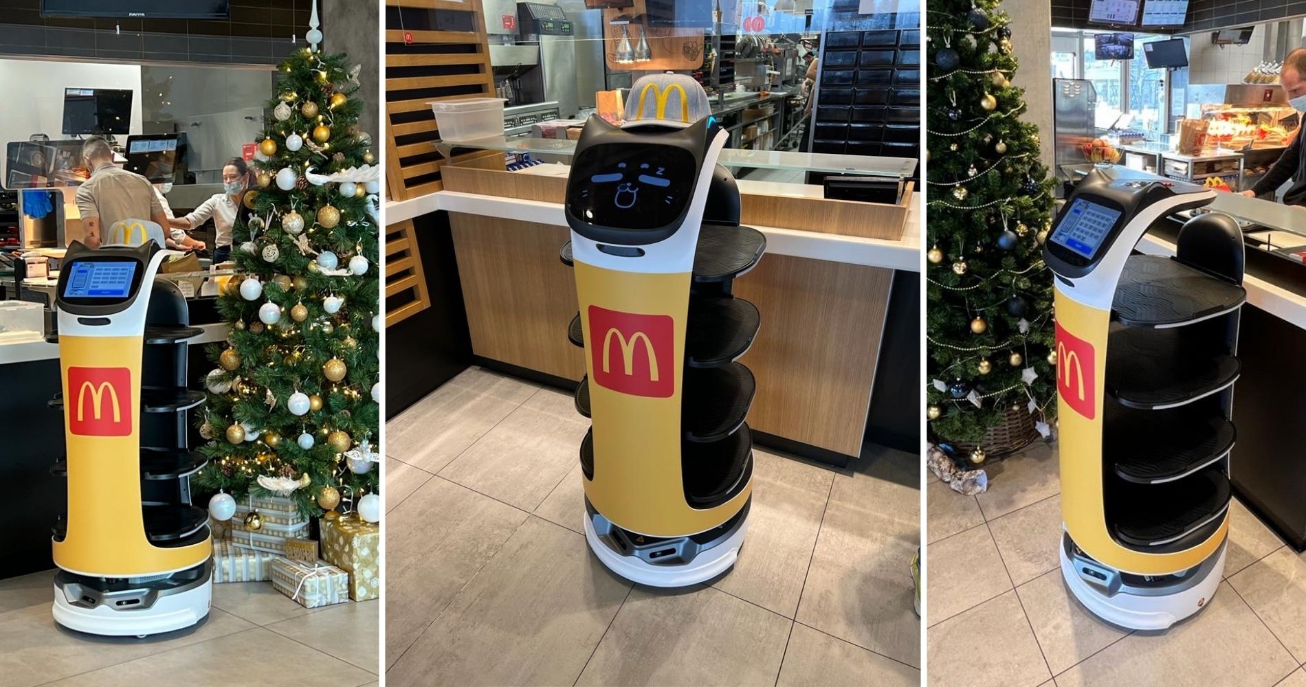 V McDonald'su vam hrano do mize lahko dostavi tudi robot / McDonald's Slovenija v petih ...