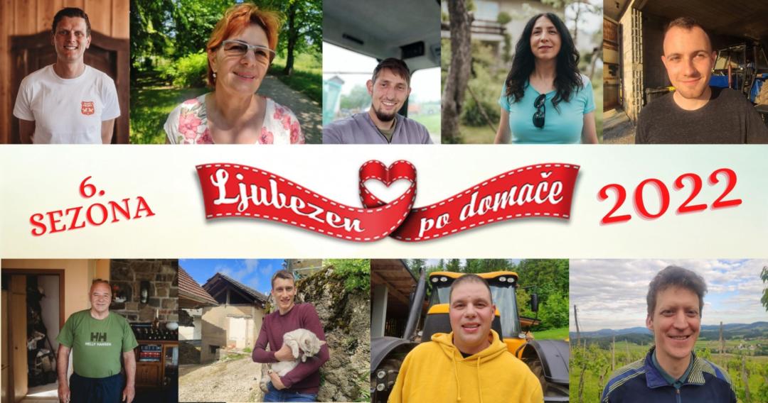 Ljubezen po domače 2022 tekmovalci / Nada Zajc, Mija Rovtar, Damjan ...