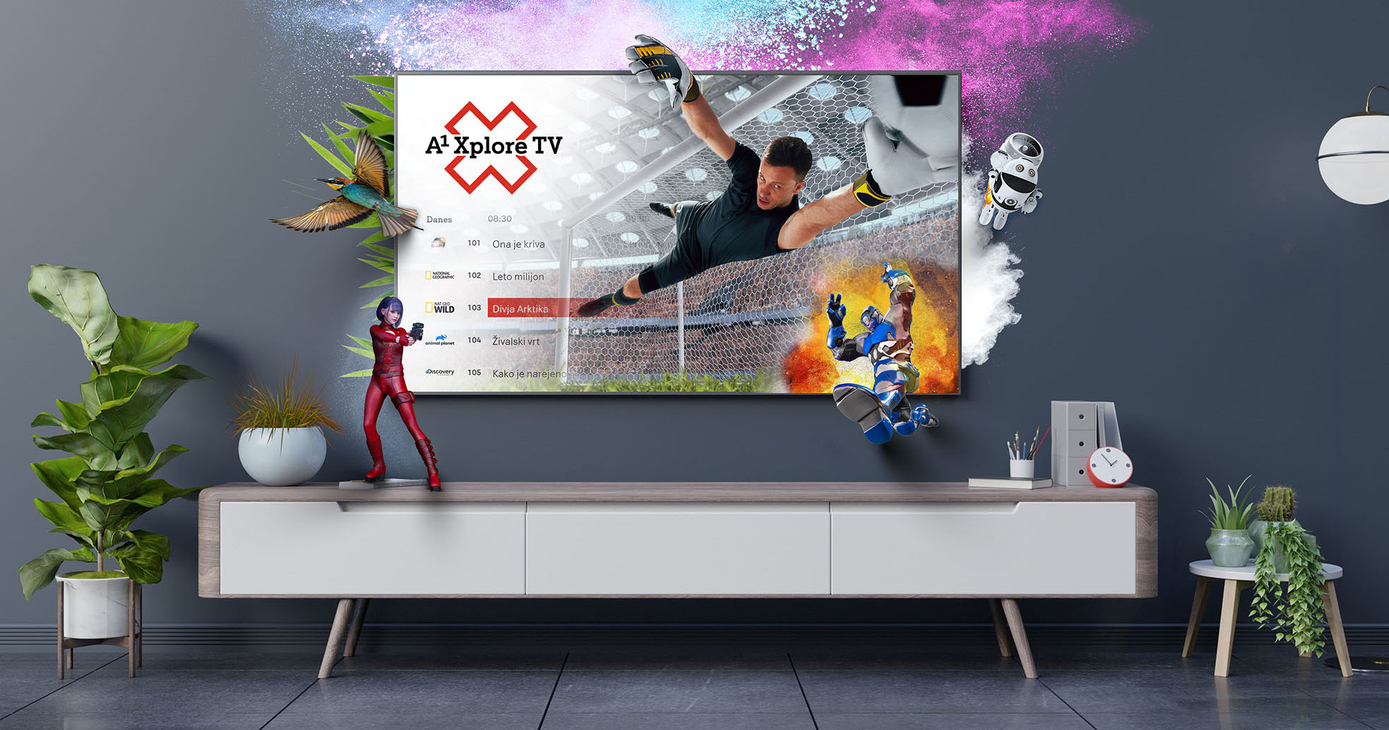 A1 Xplore Smart TV aplikacija za pametne televizije je zdaj na voljo za ...