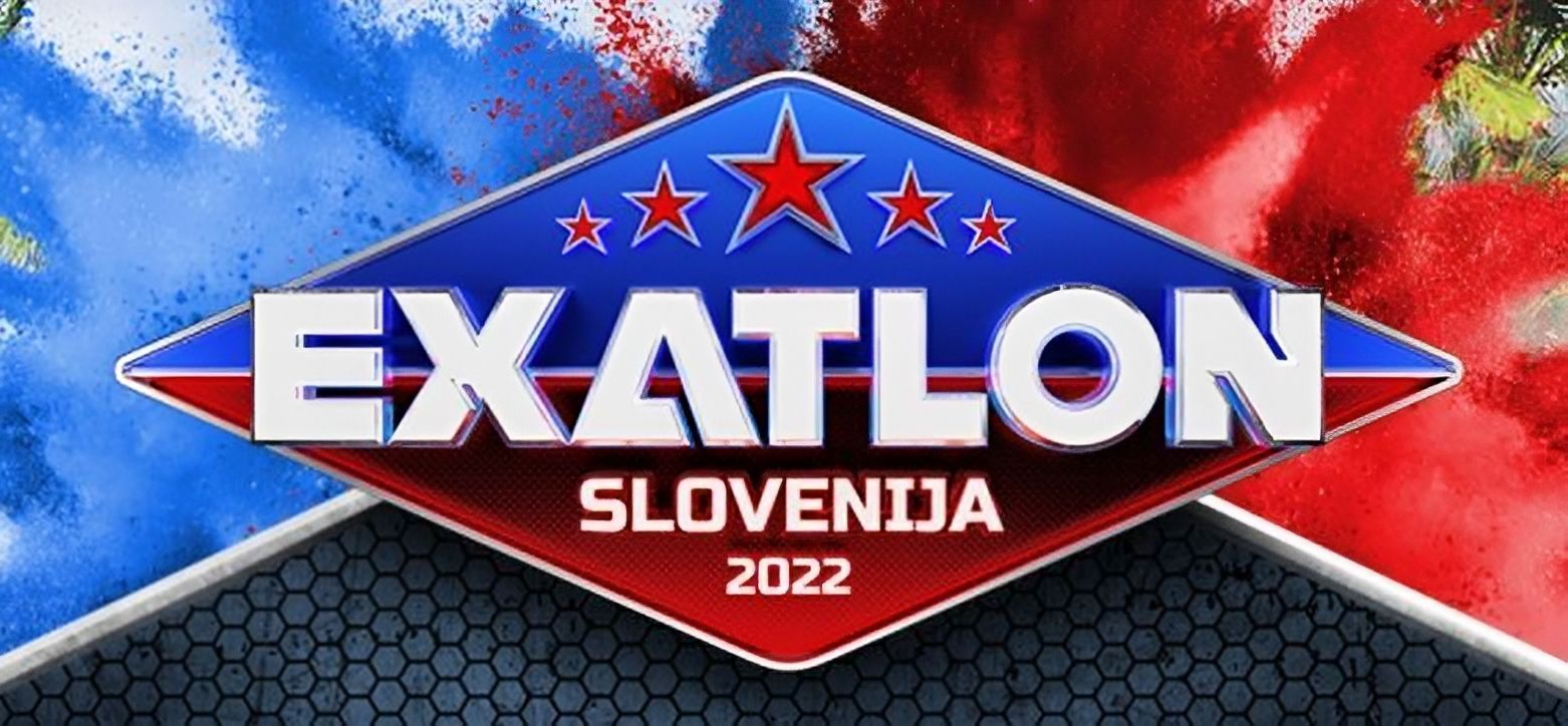 Exatlon 2022 tekmovalci modra ekipa Boris Vidović, Andreja Košir, Marko ...