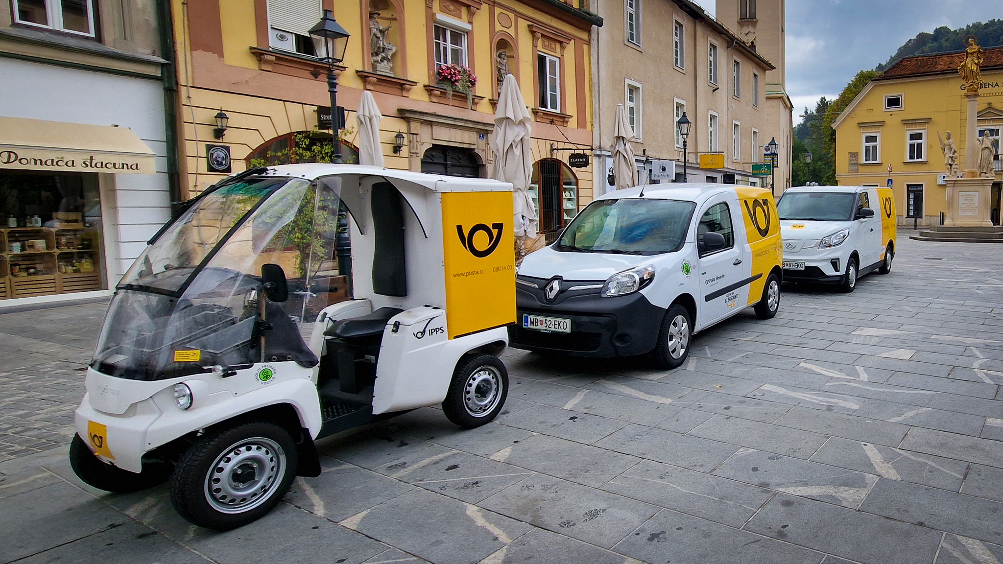 Pošta Slovenije v mestnem jedru Celja z dostavo brez emisij, saj bodo ...