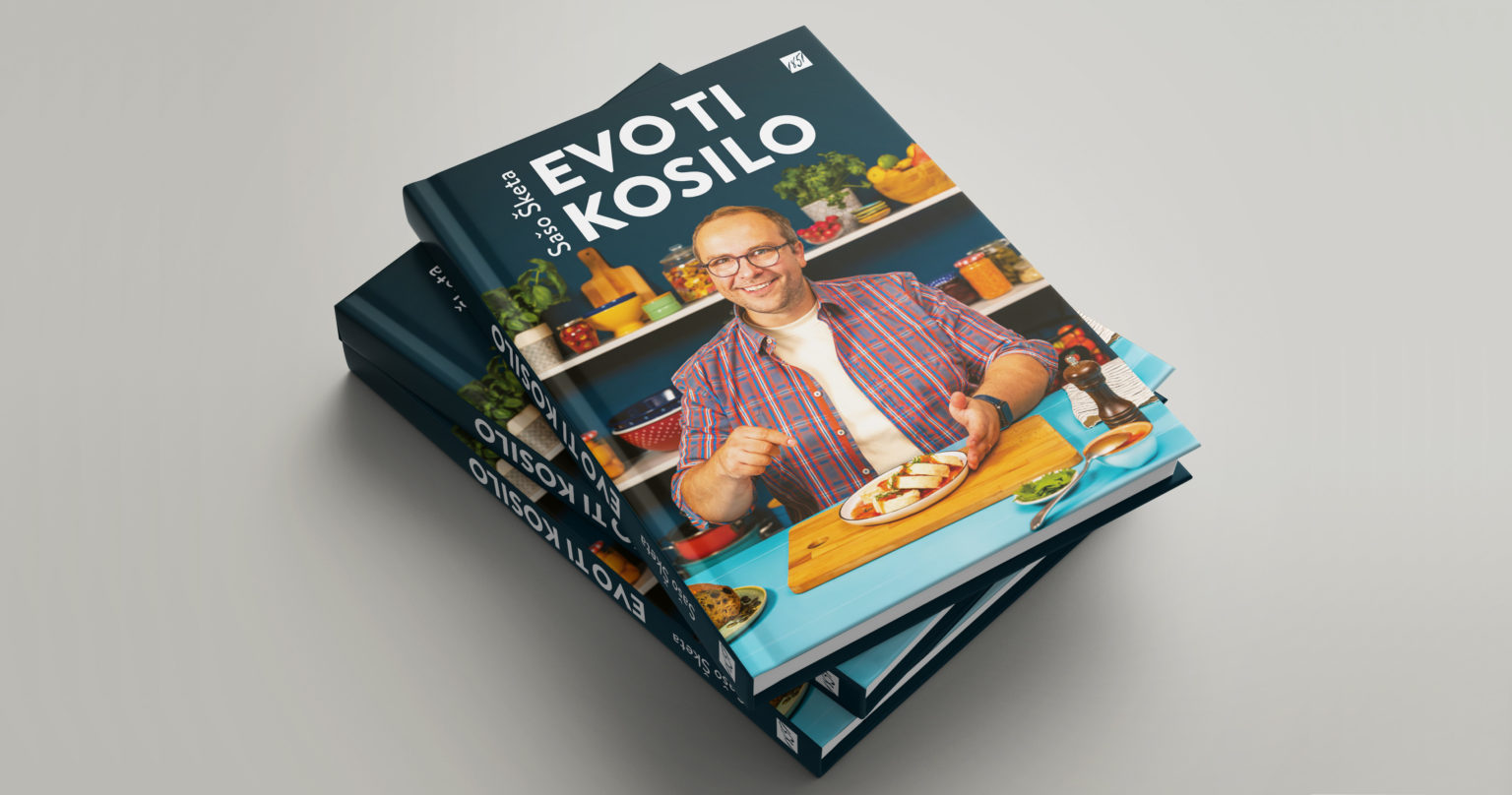 Evo ti kosilo, je nova kuharska knjiga, v kateri Sašo Šketa predstavlja ...