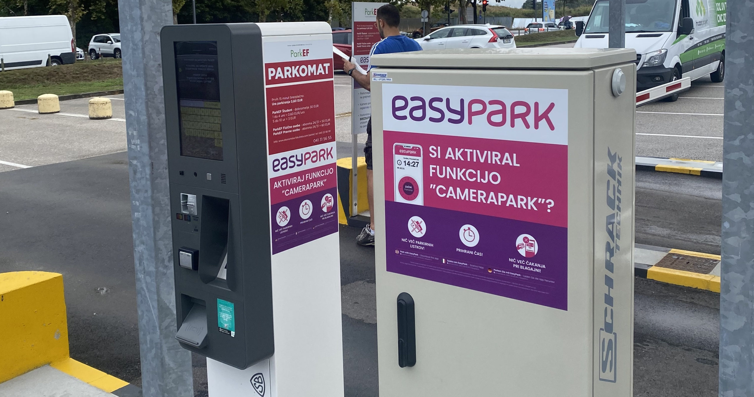 Parkirišče ParkEF ob Ekonomski fakulteti je prvo parkirišče s sistemom ...