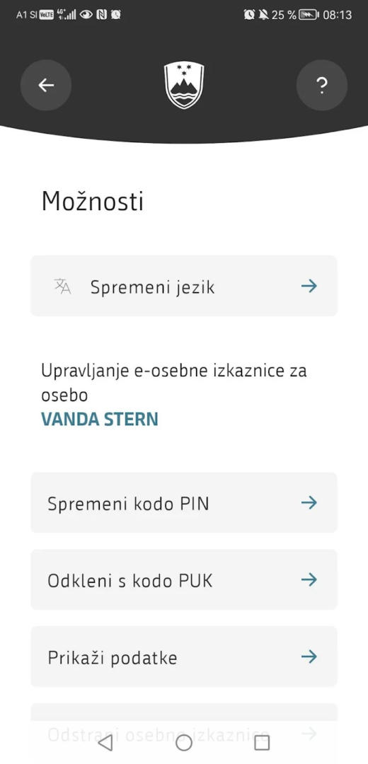 eOsebna aplikacija elektronska osebna izkaznica / mobilna aplikacija eOsebna omogoča uporabo ...