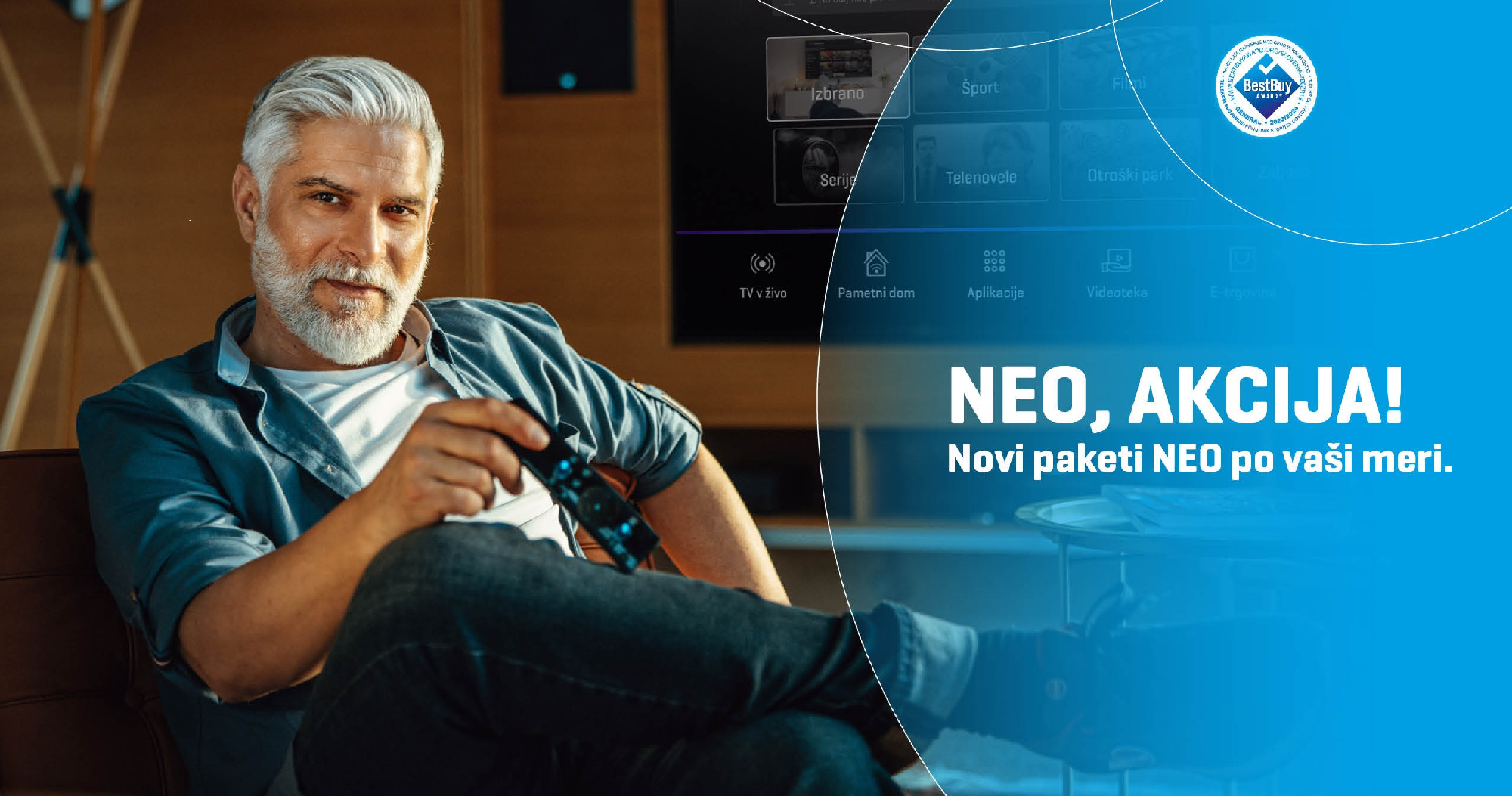 Telekom Slovenije je prenovil pakete NEO A, NEO B in NEO C ter dvignil vključeno internetno ...