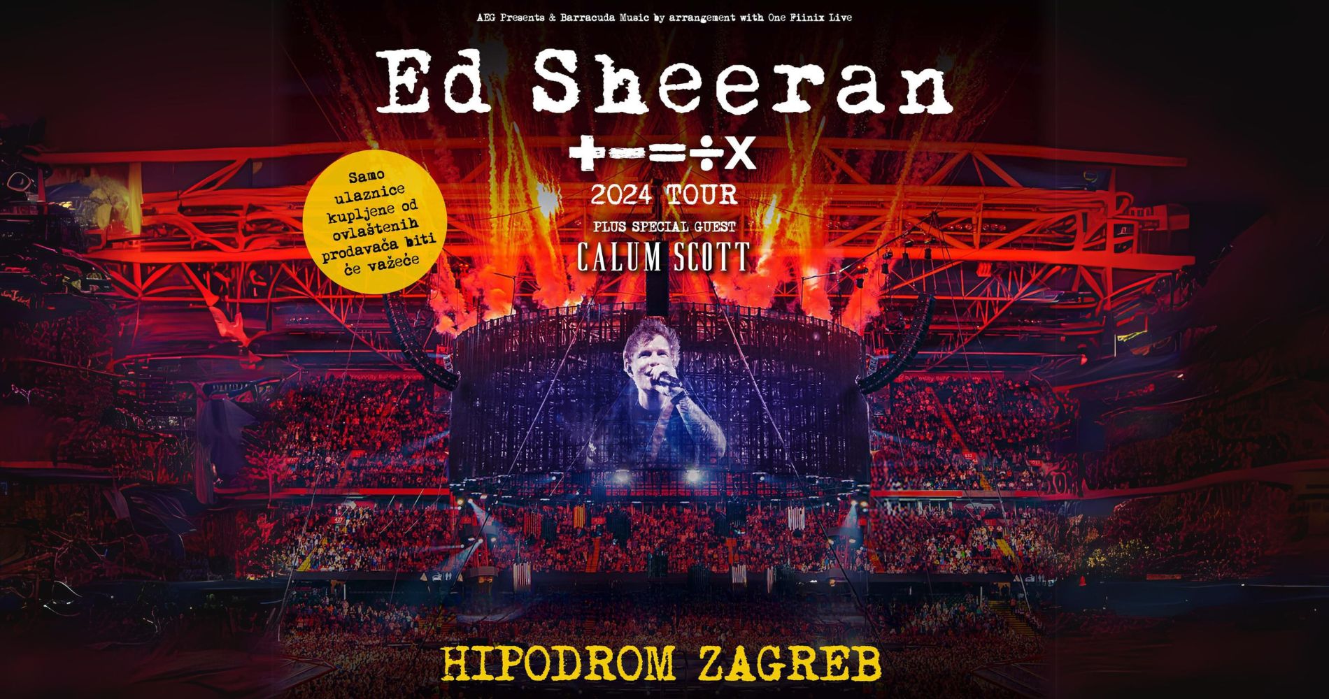 Ed Sheeran Zagreb cena vstopnice in nakup karte za koncert Ed Sheeran ...
