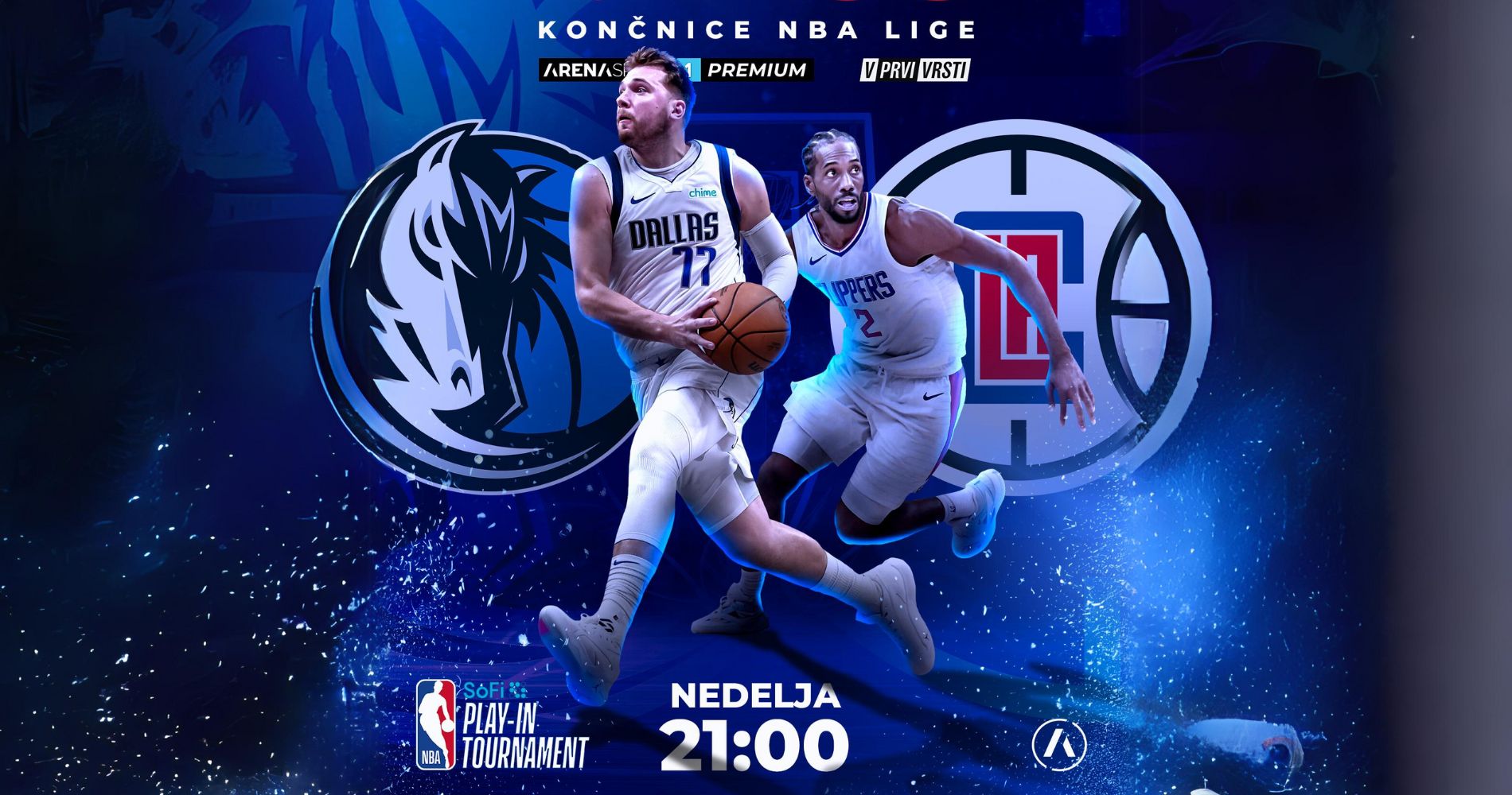Dallas Mavericks vs. Los Angeles Clippers 21.4.2024 ob 21.30 Luka Dončić prenos v živo/live ...