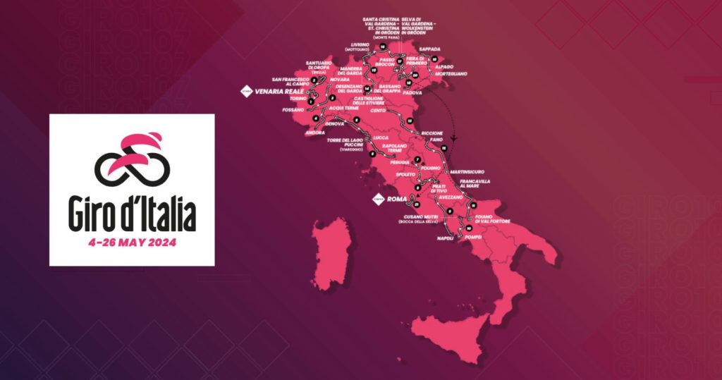 Giro d’Italia 2024 (Dirka po Italiji 2024) prenos v živo / Kolesarska dirka v živo etape spored ...