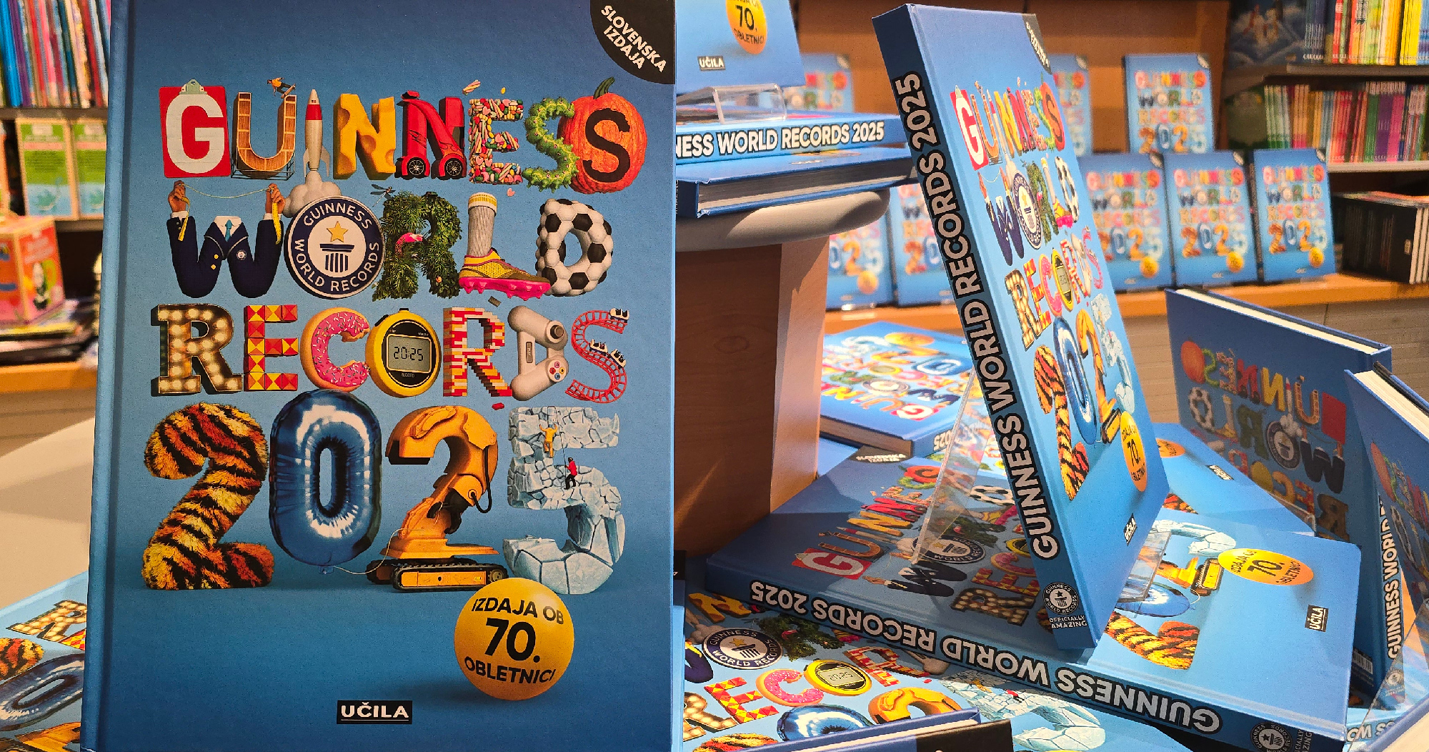 Guinnessova knjiga rekordov 2025 Slovenska izdaja ob obeležiti 70-letnice skriva tudi človeško ...