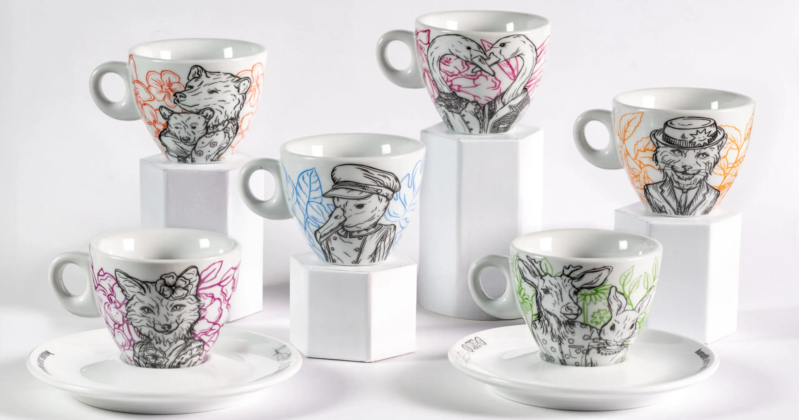 Barcaffè Artist Edition 2024 skodelice ponujajo preplet umetnosti in ...