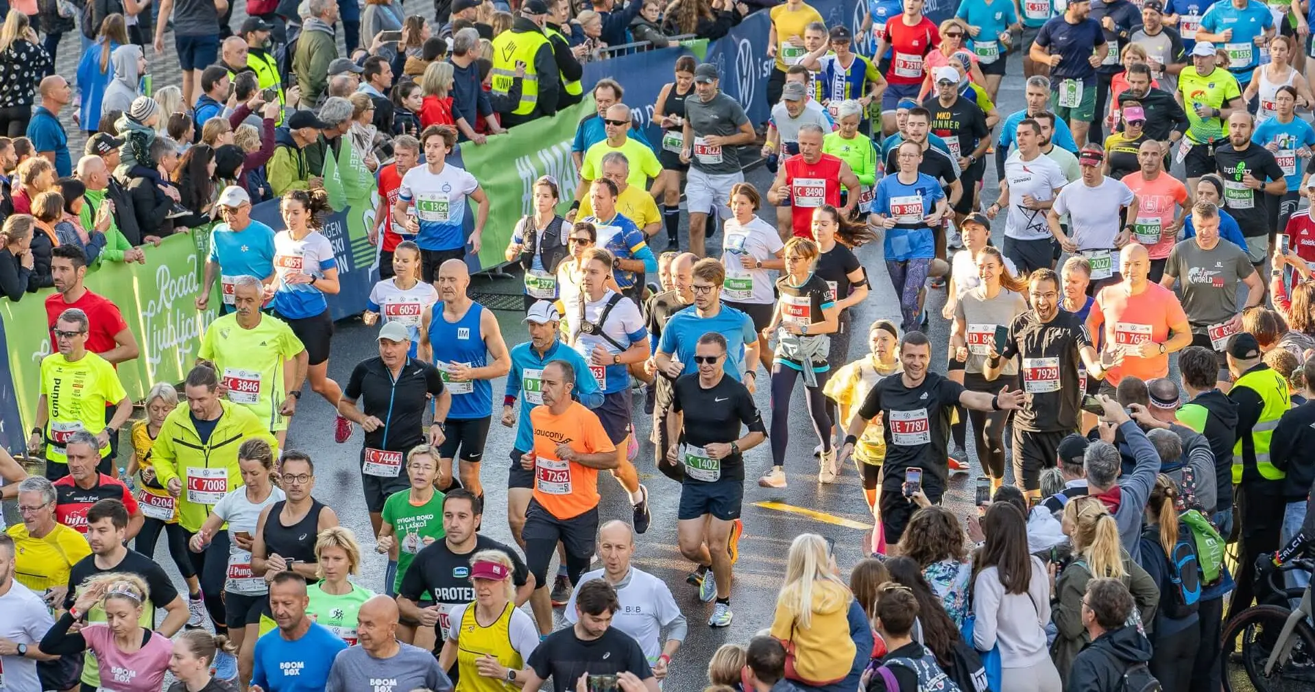 Ljubljanski maraton 2025 trasa proge maratona, trasa polmaratona in ...