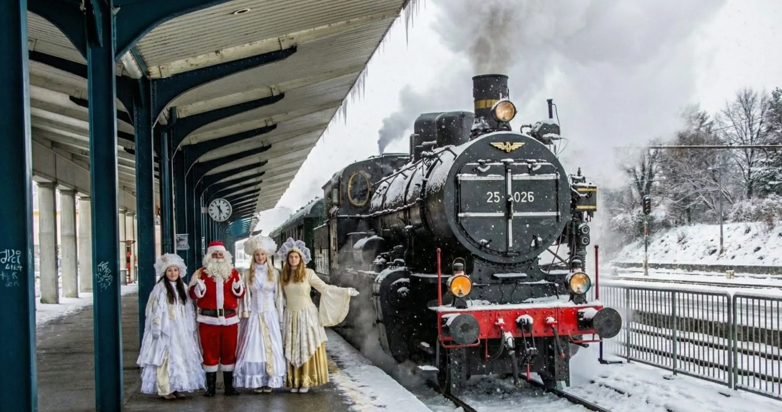 Božičkov muzejski vlak 2025 vozni red in cenik Božičkovega muzejskega ...